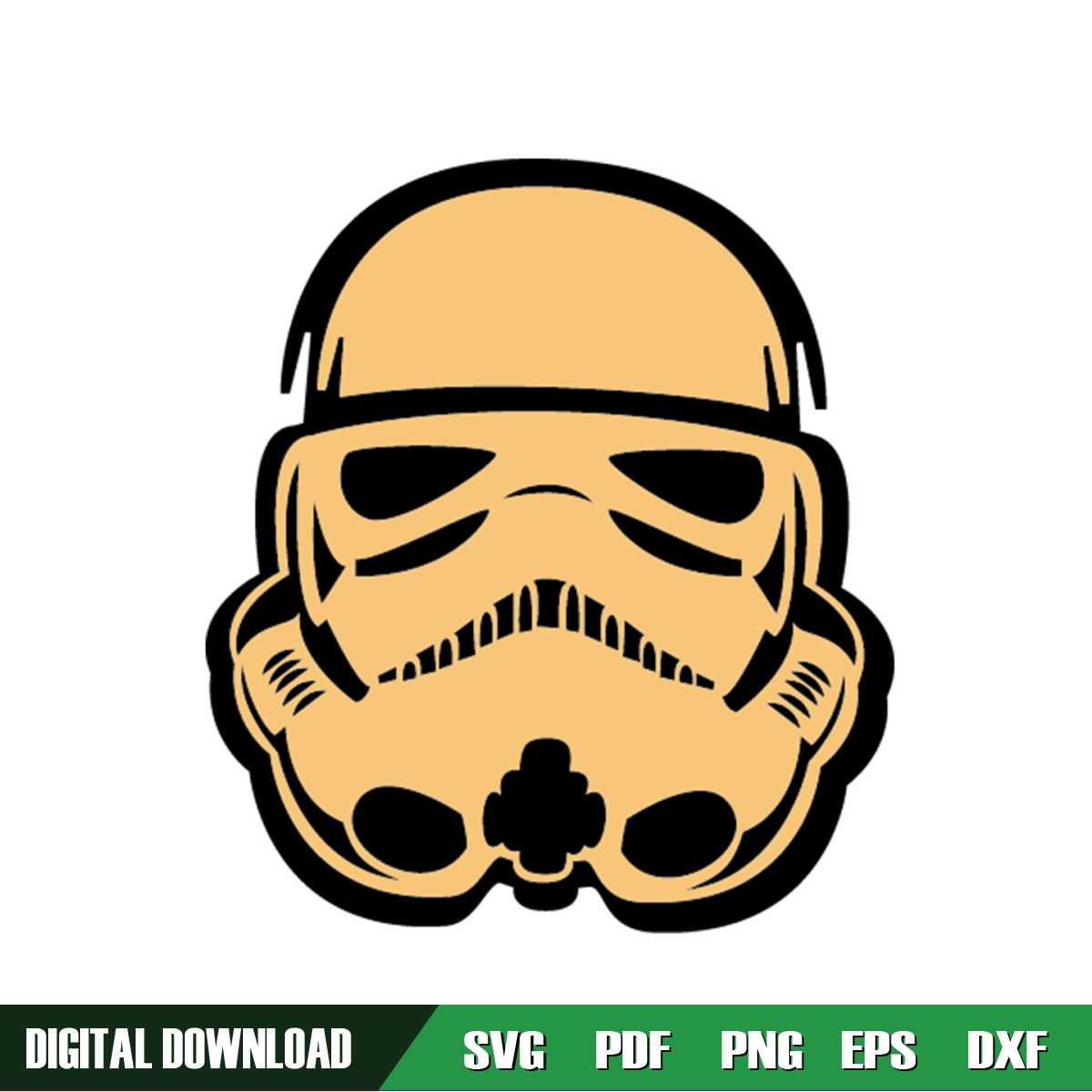 Star Wars Stormtrooper Fat Helmet Funny Design SVG | Inspire Uplift