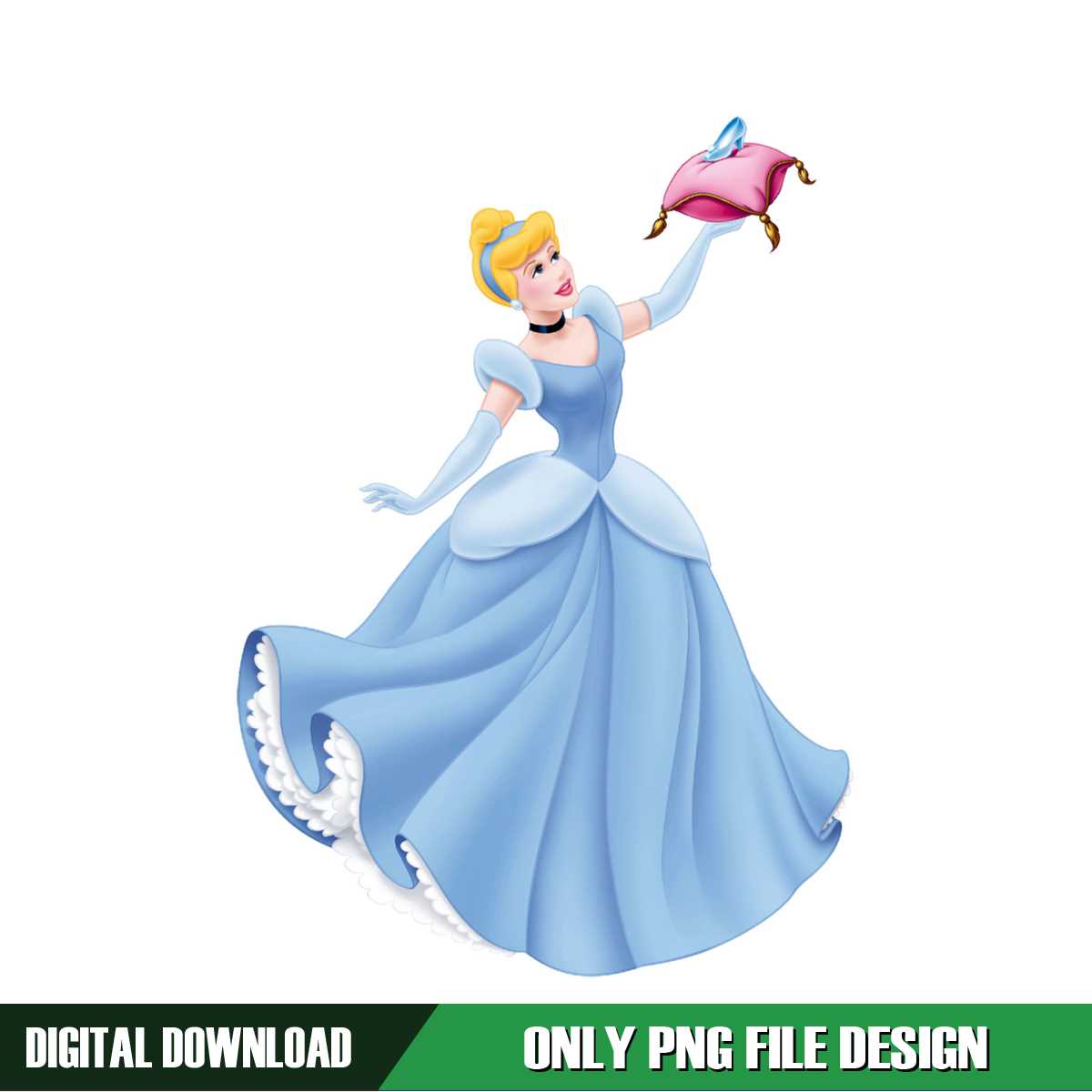 Disney Princess Cinderella Glass Slipper PNG | Inspire Uplift