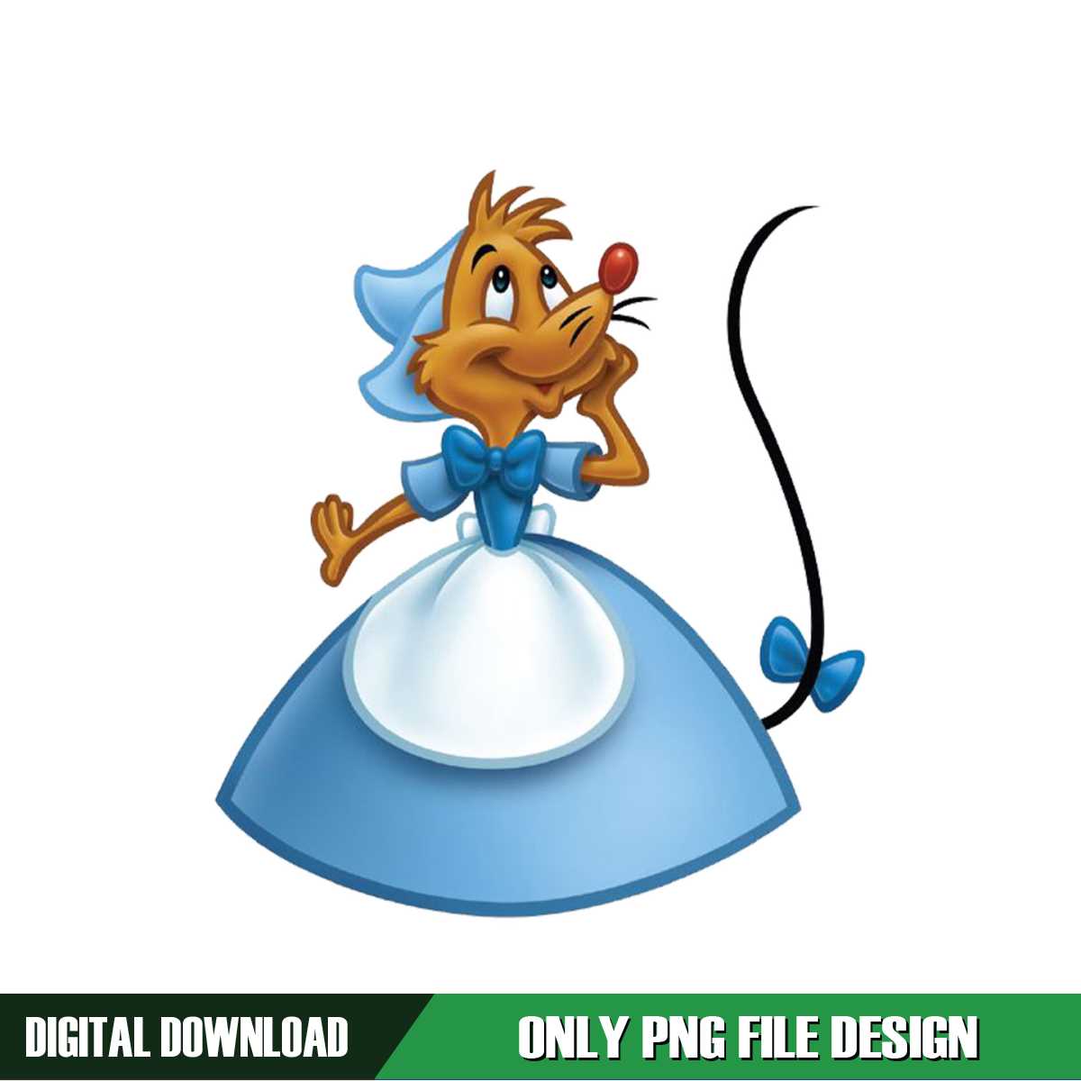 Cinderella Lady Mouse Perla Cartoon Clipart PNG | Inspire Uplift