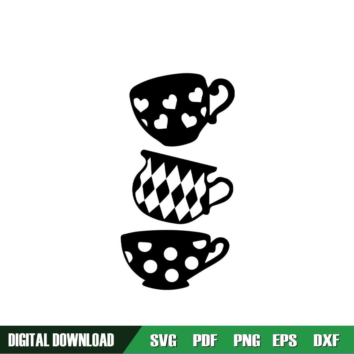 Alice Tea Cup Set Cartoon Alice's Adventure In Wonderland SV | Inspire ...