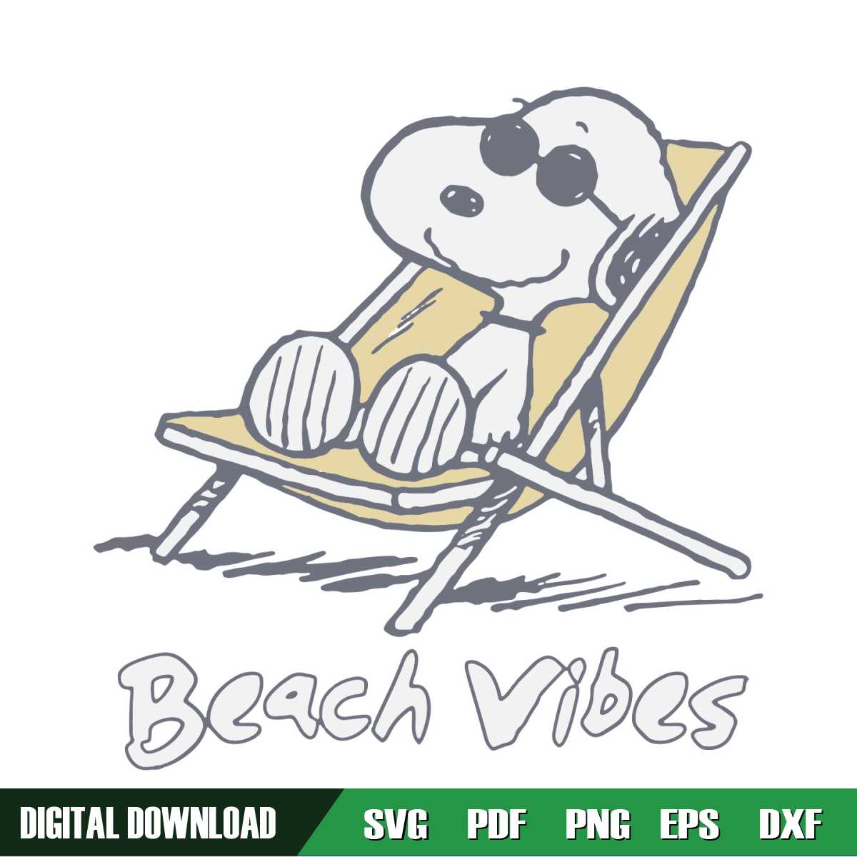 Peanuts Snoopy Beach Vibes Svg, Trending Svg, Snoopy Svg, Be | Inspire ...