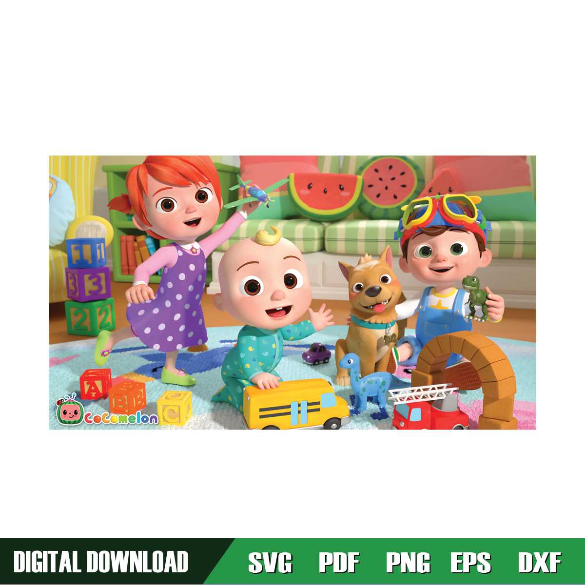 Background Cocomelon Baby Characters | Inspire Uplift