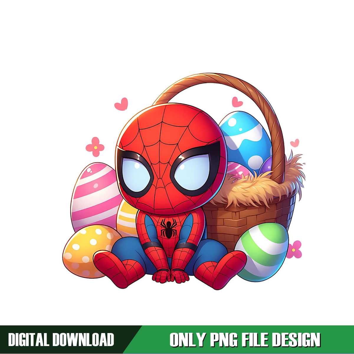 Easter Spiderman Digital Download File | Inspire Uplift