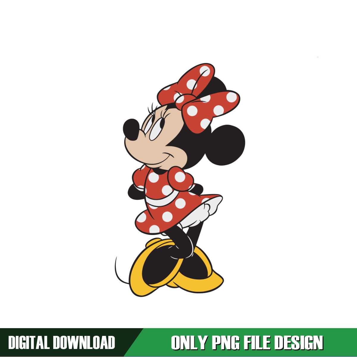 Polka Dot Pink Minnie Mouse Disney PNG | Inspire Uplift