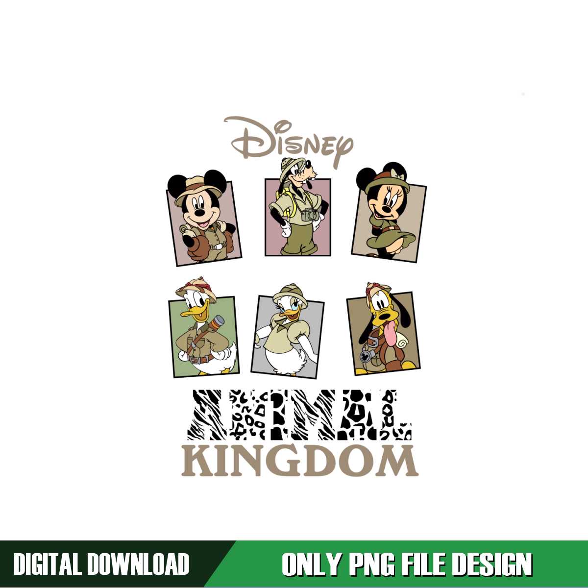 Disney Wild Mickey Friends Animal Kingdom PNG | Inspire Uplift