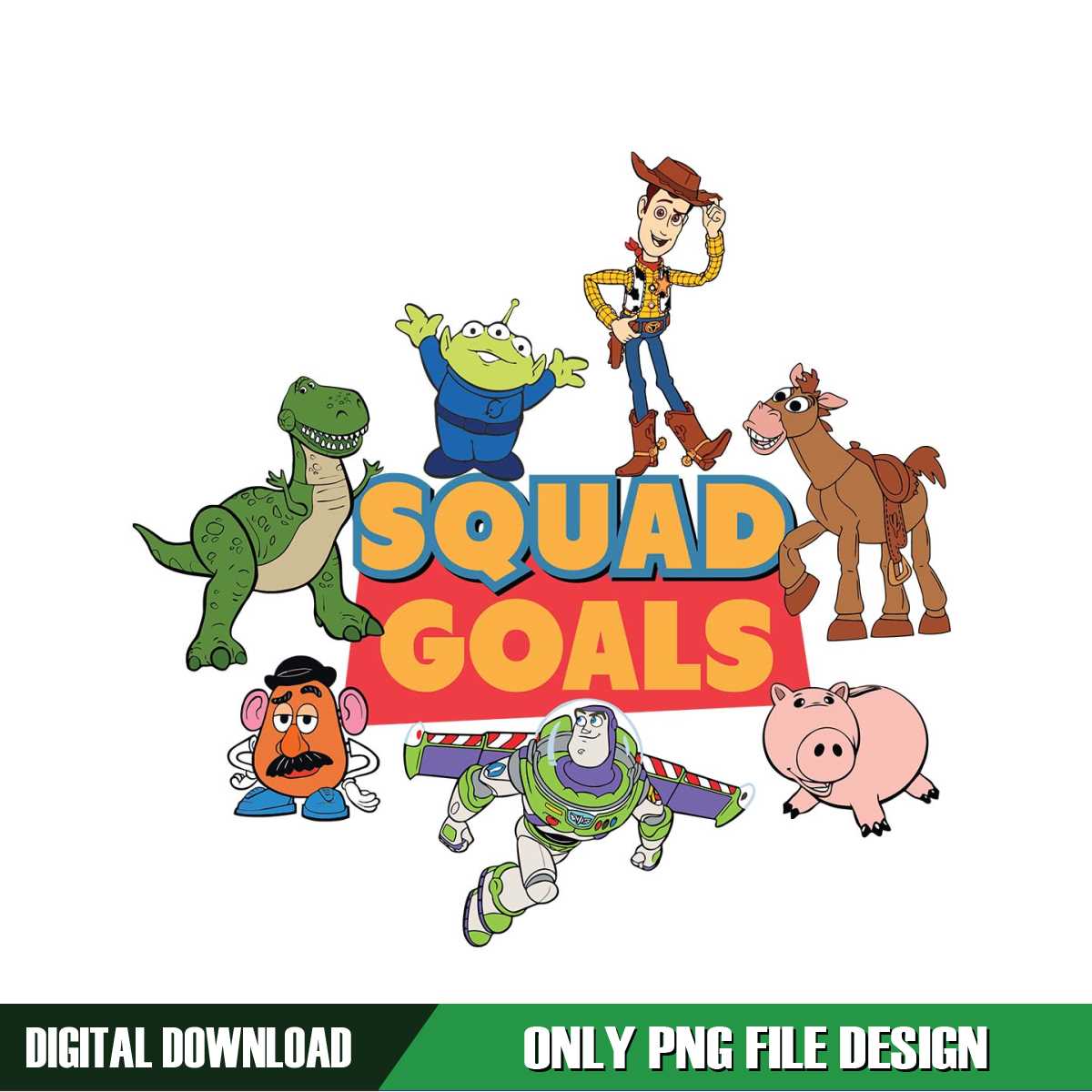 Toy Story Friends Squad Goals PNG | Inspire Uplift