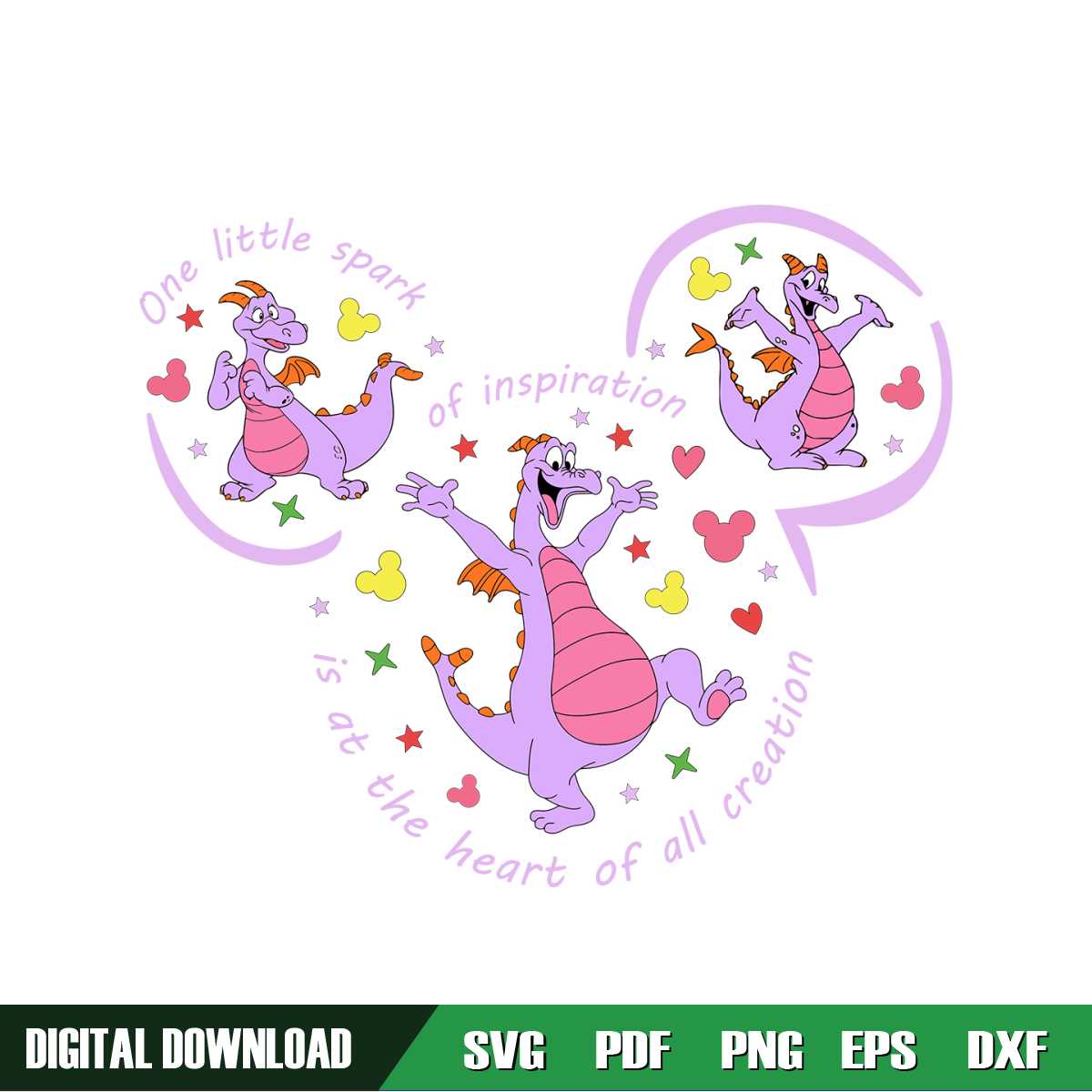 Figment One Little Spark Of Inspiration SVG | Inspire Uplift