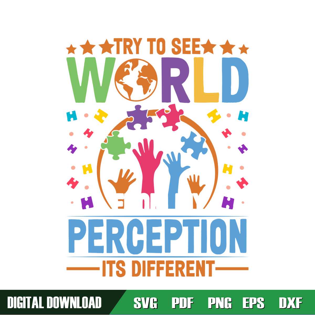 Try To See World Perception Its Different SVG | Inspire Uplift