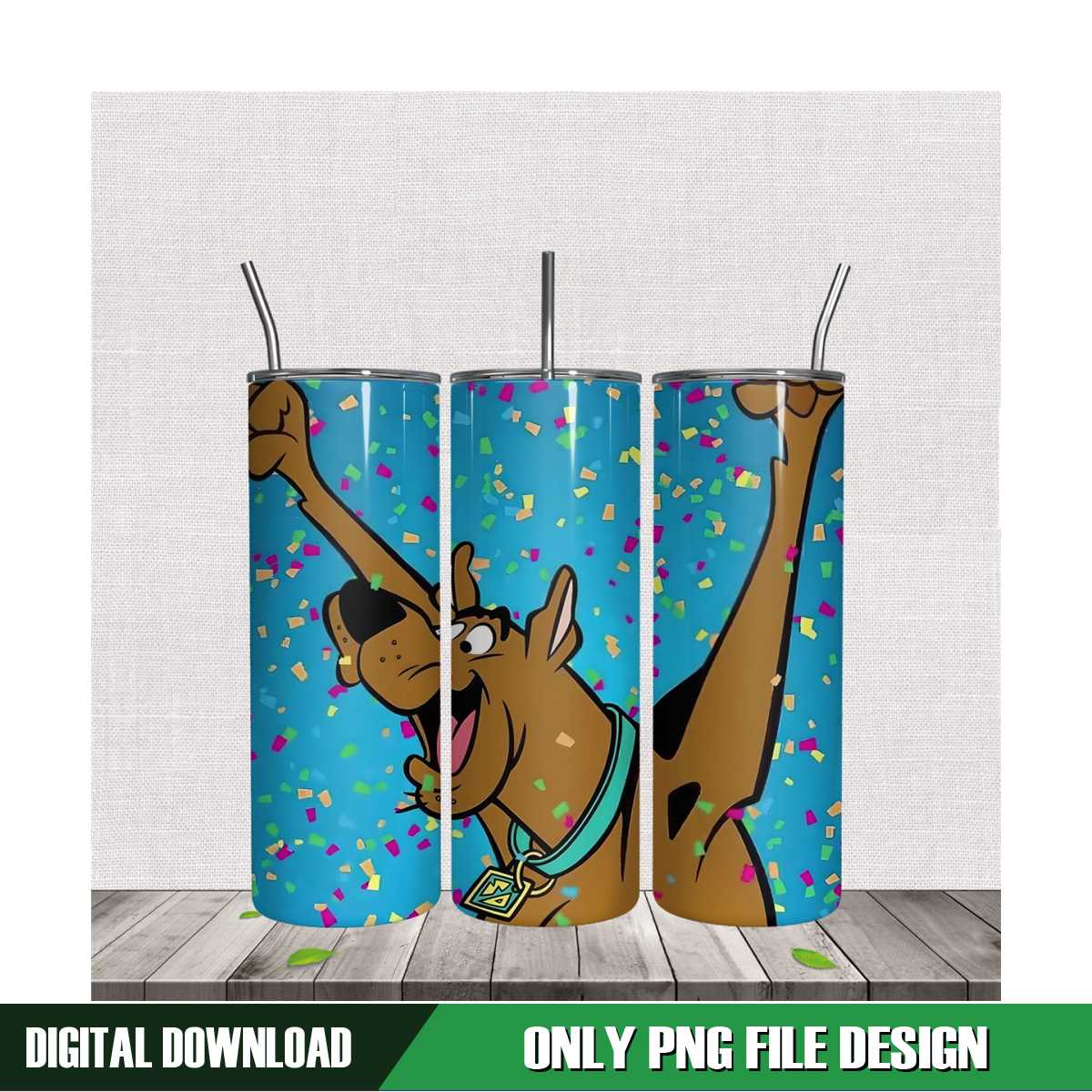 Scooby Doo Winner Tumbler Design Sublimation PNG | Inspire Uplift