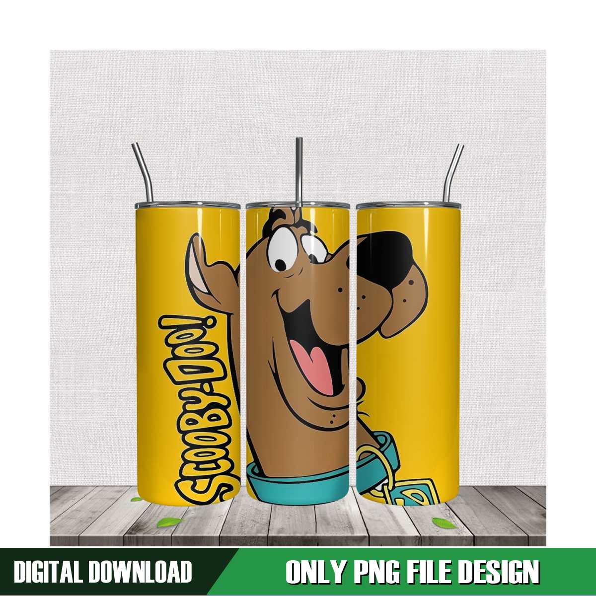 Happy Scooby Doo Smile Tumbler Design PNG | Inspire Uplift