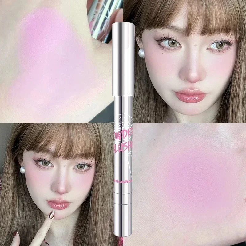 "Korean Makeup Trends: Pink Blush Pencil Shadow Pen Cream Bl - Inspire ...