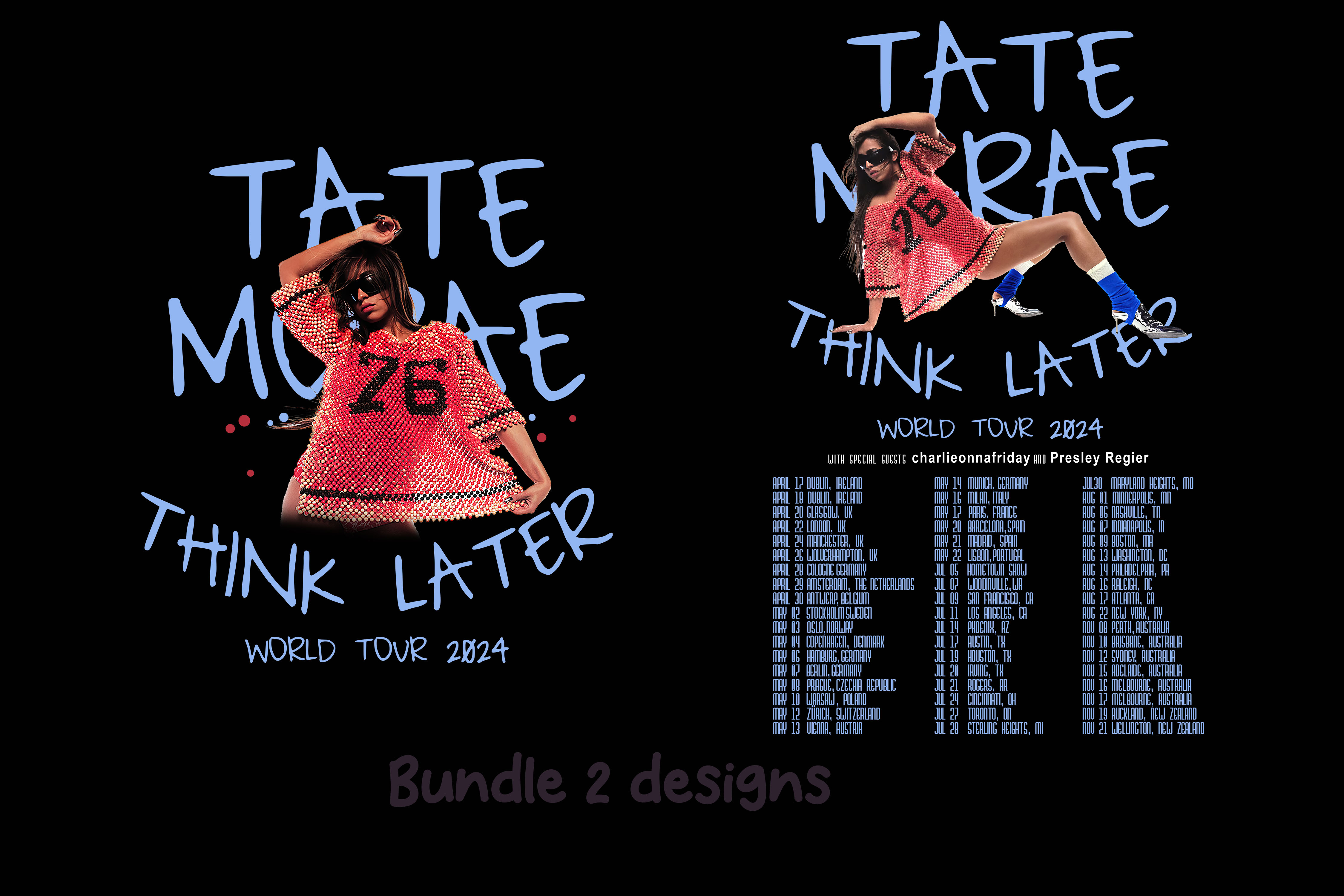 Bundle 2 file Tate Mcrae The Think Later World Tour 2024 Tou - Inspire ...