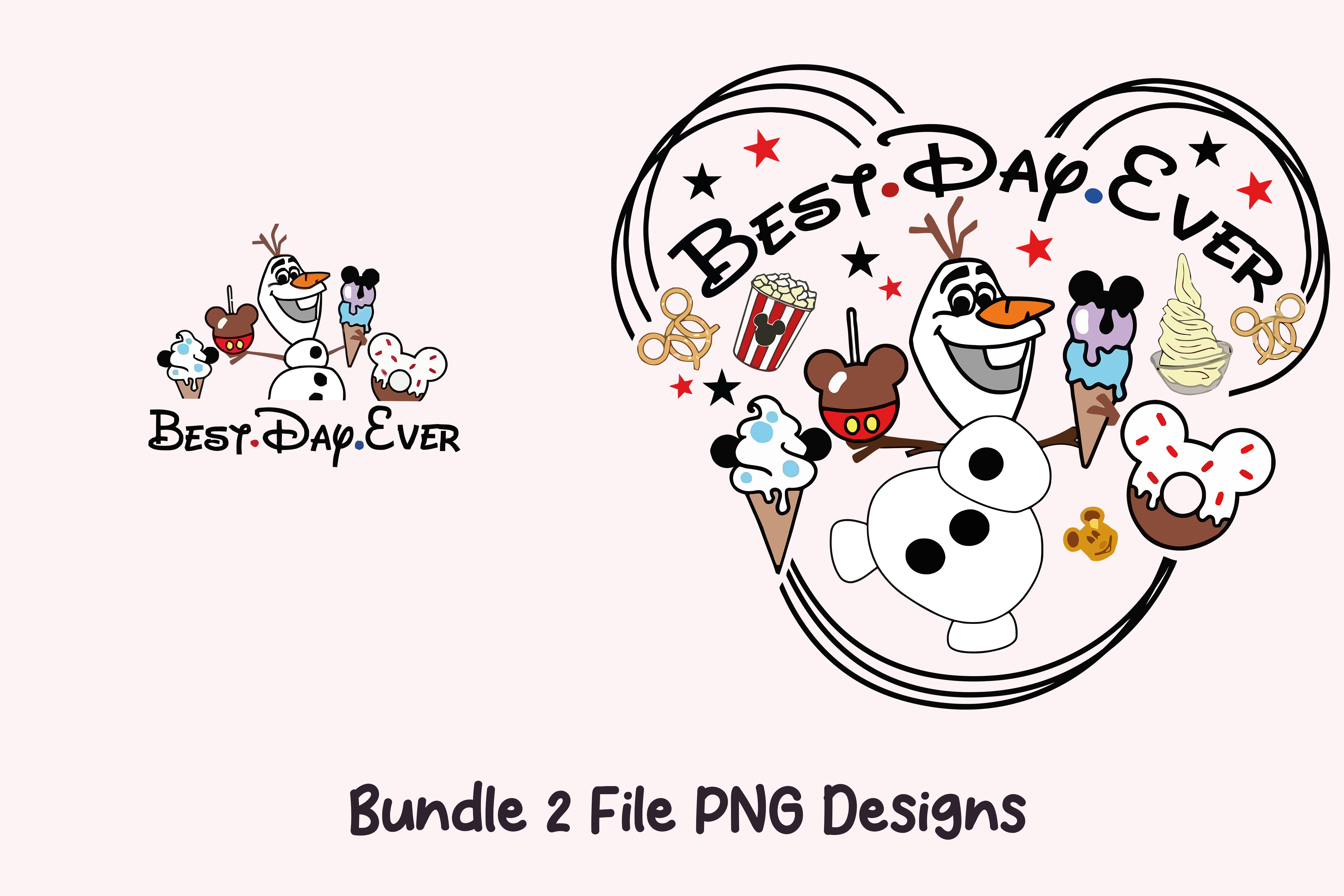 Bundle 2 Disney Frozen Olaf, Best Day Ever, Disney Frozen, O | Inspire ...