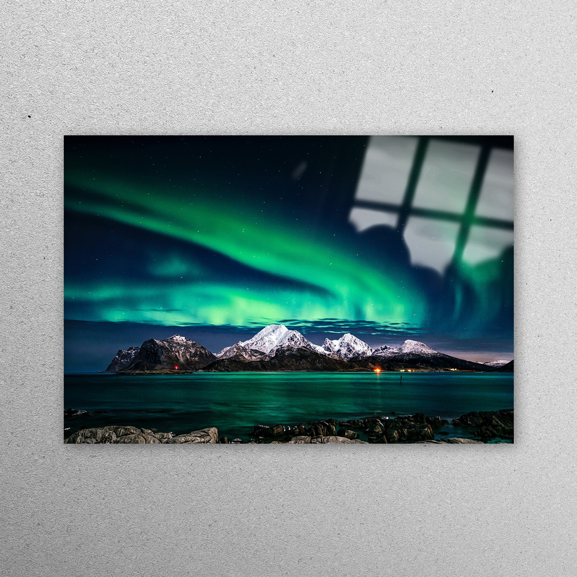 Mural Art, Glass Printing, Glass Art, Northern Lights Photo | Inspire ...