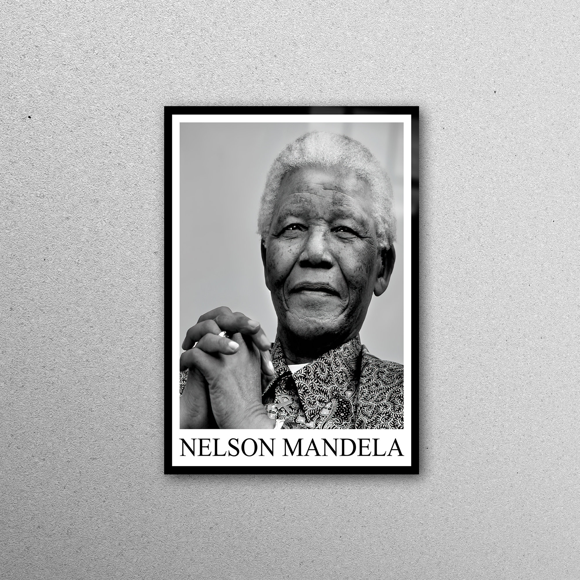 Mural Art, Glass, Glass Wall Decor, Nelson Mandela, Portre G | Inspire ...