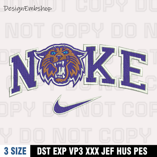 Nike Villanova Wildcats Embroidery Designs, Nike Embroidery | Inspire ...