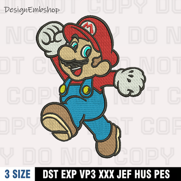 Super Mario Embroidery Designs, Disney Embroidery Files, Mac | Inspire ...