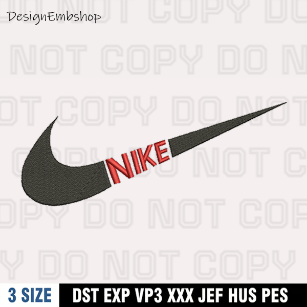 Retro Nike Logo Embroidery Designs, Nike Embroidery Files, M | Inspire ...
