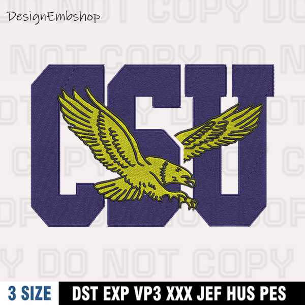 Coppin State Eagles Embroidery Design ,Logo embroidery, Embr | Inspire ...