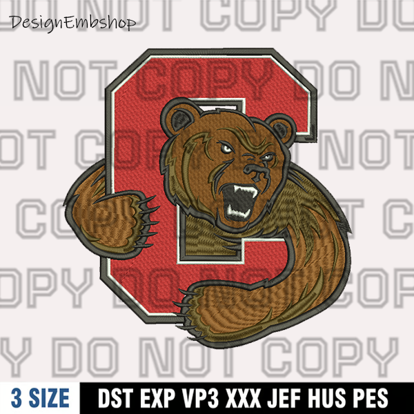 Cornell Big Red Logo Embroidery Design ,Logo embroidery, Emb | Inspire ...