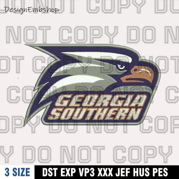 Georgia Southern Eagles Logo Embroidery Design ,Logo embroid | Inspire ...