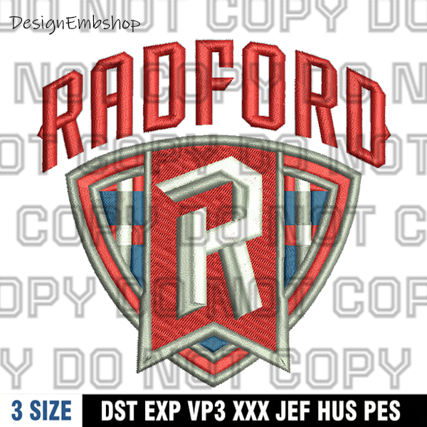 Radford Highlanders Logos Embroidery Design,Logo embroidery, | Inspire ...
