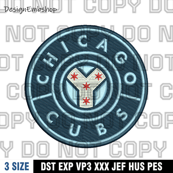 Chicago Cubs Alternate Logo Embroidery Design, MLB Logo embr | Inspire ...