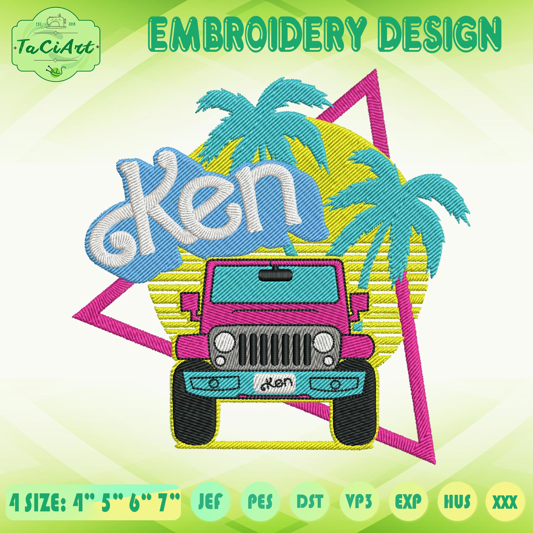 Barbie Ken Embroidery Design, Barbie Embroidery, Lets Go Par - Inspire ...