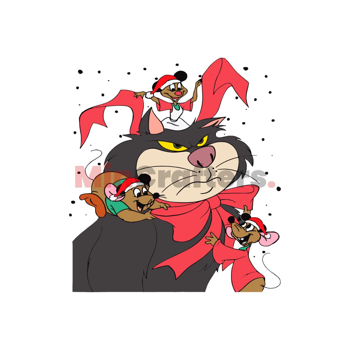 Lucifer Cat Jaq Gus Mouse Cinderella Christmas Characters Sv - Inspire ...