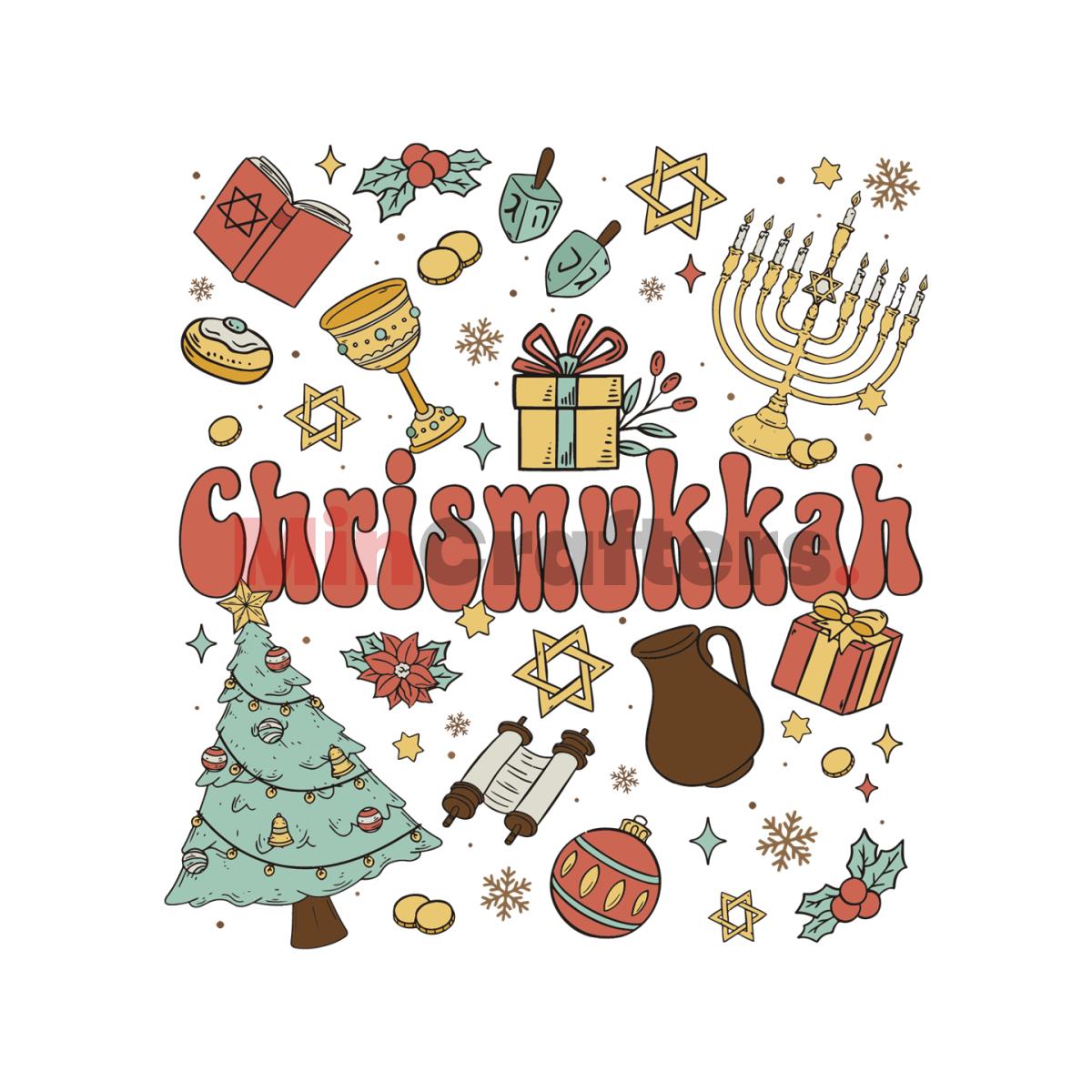 Chrismukkah Hanukkah Christmas Jewish SVG | Inspire Uplift