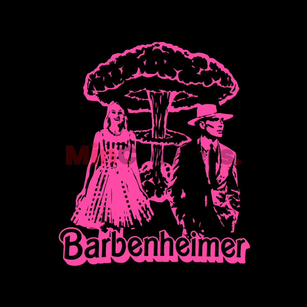 Barbie and Oppenheimer Movie SVG Cutting Digital File - Inspire Uplift