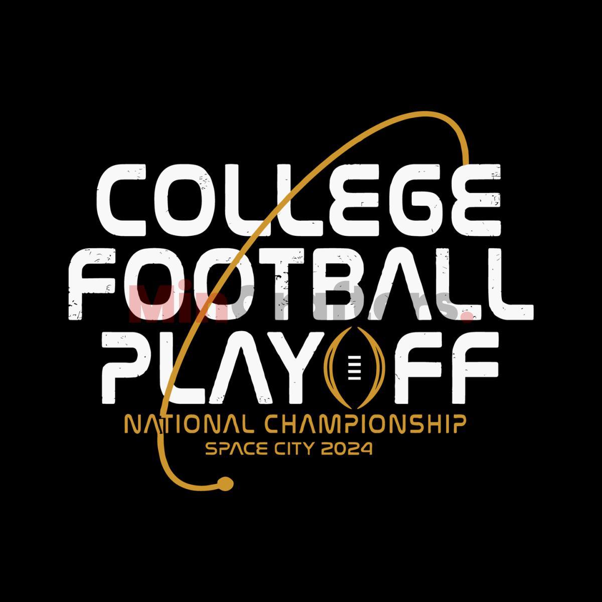 College Football Playoff Space City 2024 SVG | Inspire Uplift