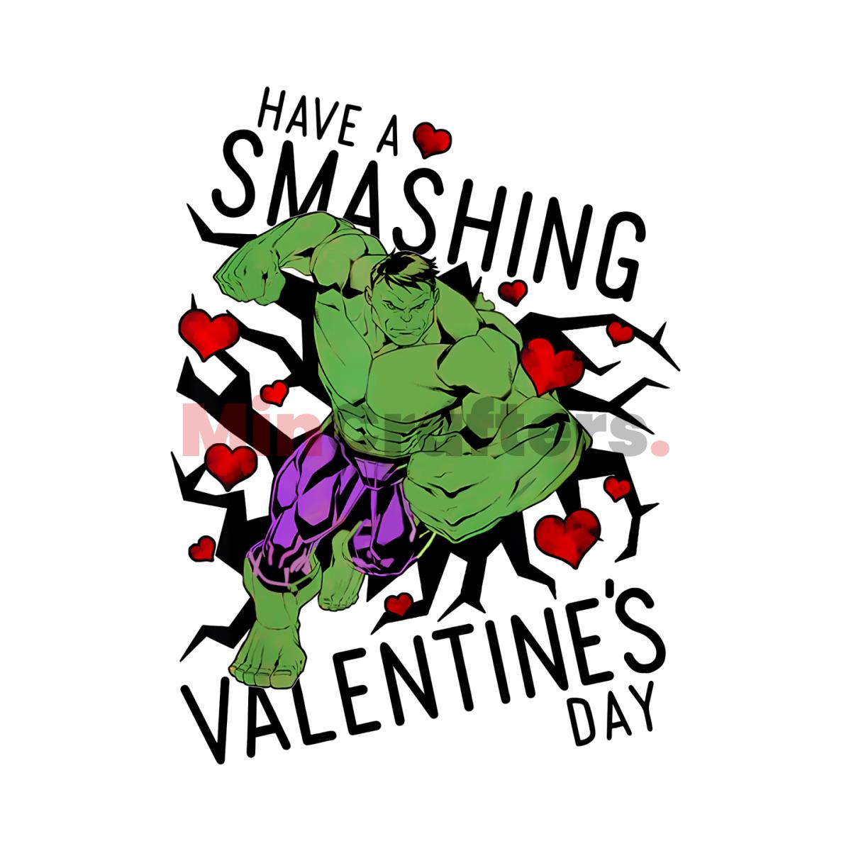 Marvel Hulk Have A Smashing Valentines Day PNG | Inspire Uplift