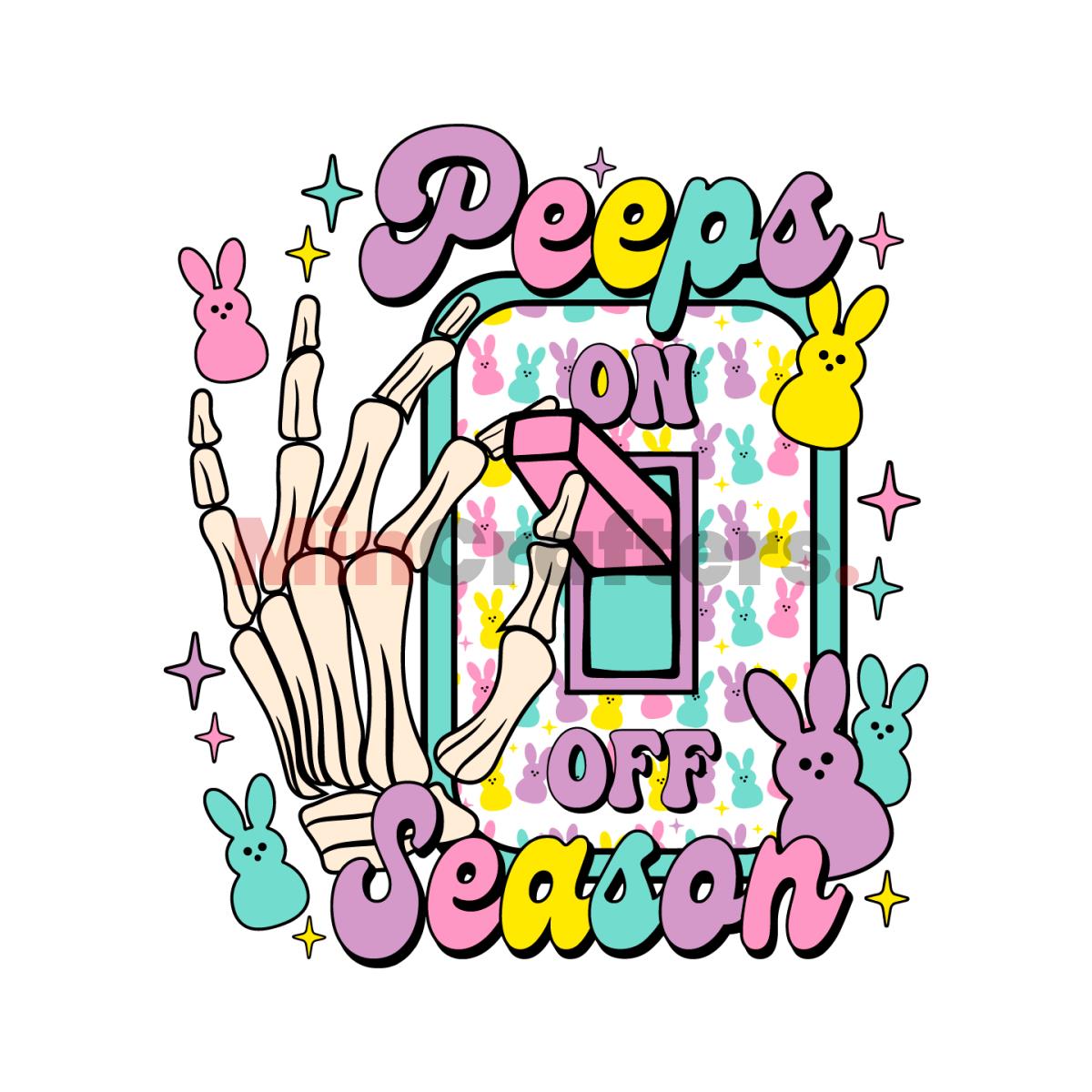 Peeps Season Mode On Skeleton Hand SVG | Inspire Uplift
