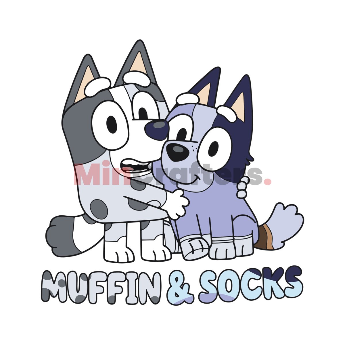 Muffin And Socks Bluey Character SVG | Inspire Uplift