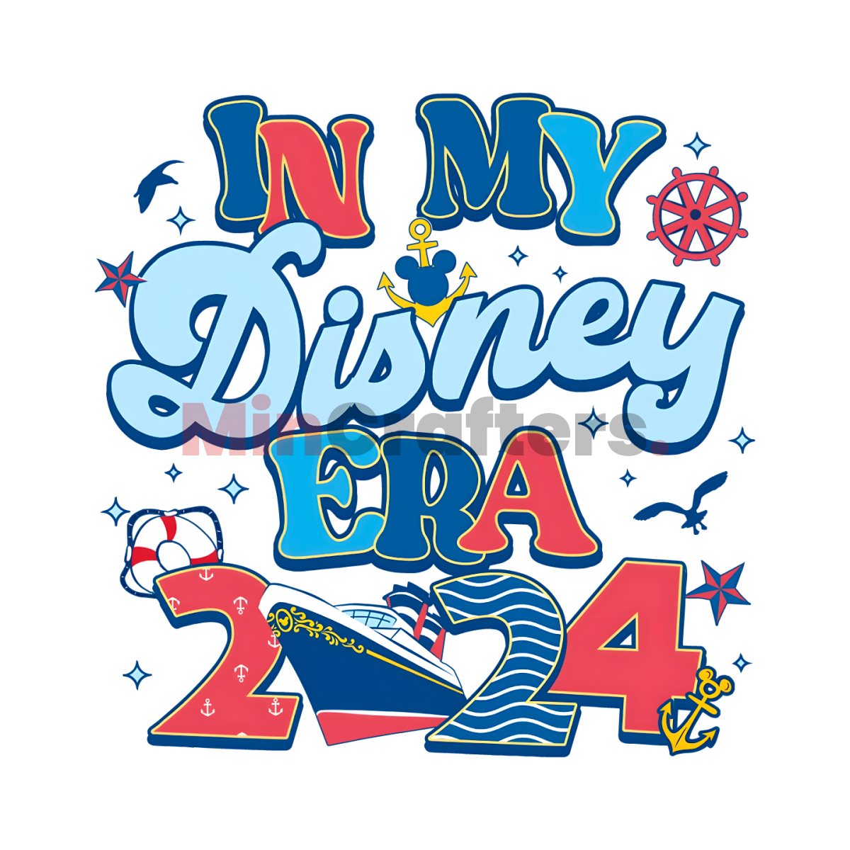 Retro In My Disney Era 2024 Cruise Line PNG - Inspire Uplift