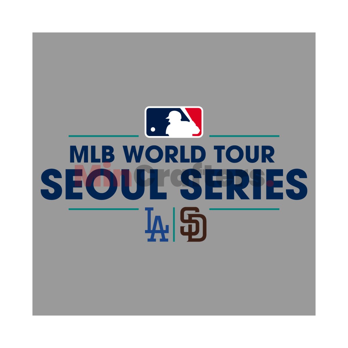 2024 MLB World Tour Seoul Series Padres vs Dodgers SVG - Inspire Uplift