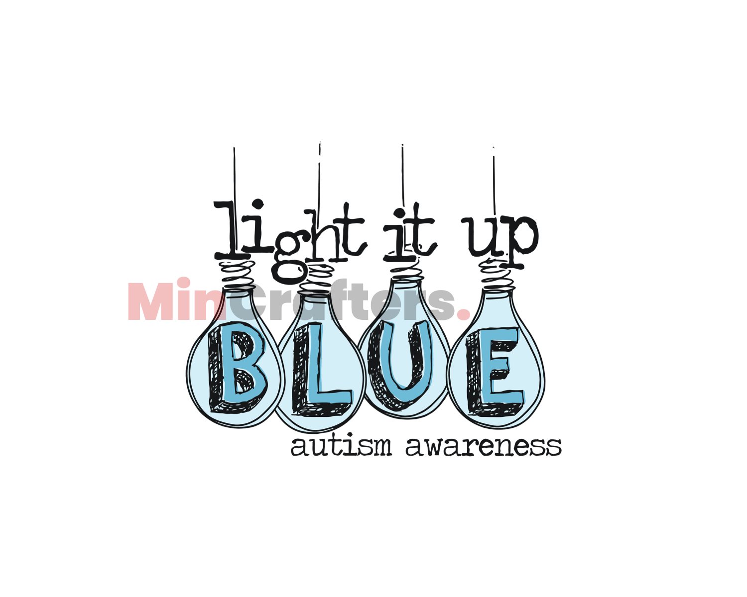 Autism Light It Up Blue Autism Awareness SVG - Inspire Uplift