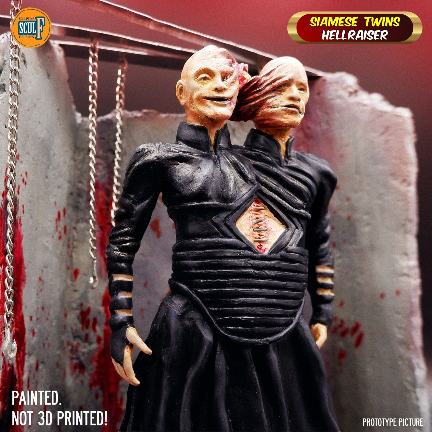 Figure 1/8 Siamese Twins from Hellraiser Cenobite | Inspire Uplift