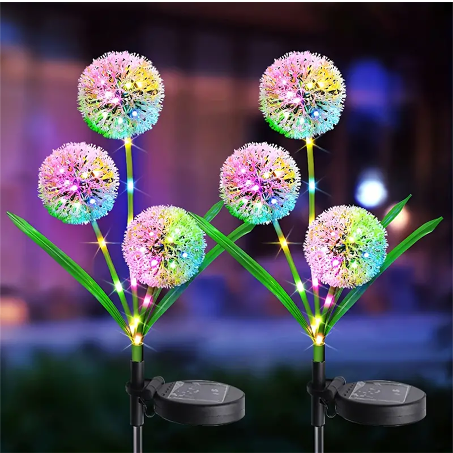 Solar LED Dandelion Light for Outdoor Garden, Courtyard | Inspire Uplift