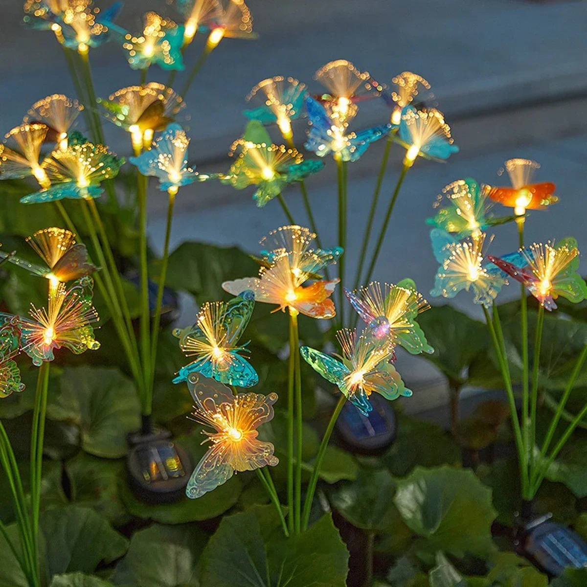 Solar-Powered Butterfly Fiber Optic Light, Waterproof | Inspire Uplift
