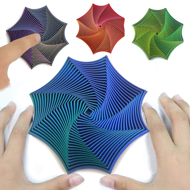 Octagonal Fidget Toy for Stress Relief, 3D Geometric | Inspire Uplift