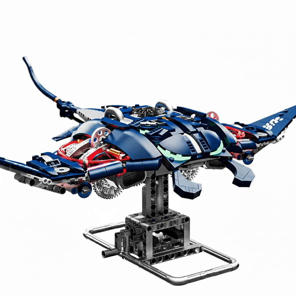Manta Ray Robotic Fish Building Blocks, DIY Tabletop | Inspire Uplift