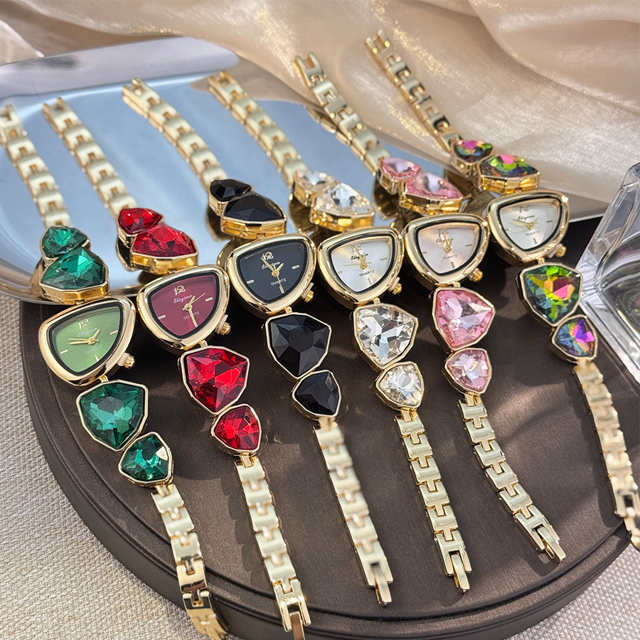 Elegant Big Diamond Luxury Watch for Women | Inspire Uplift