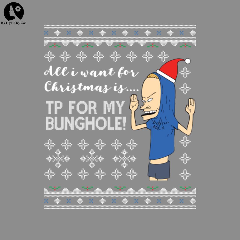 Beavis And Butthead Cornholio TP Bunghole Wishugly christmas | Inspire ...