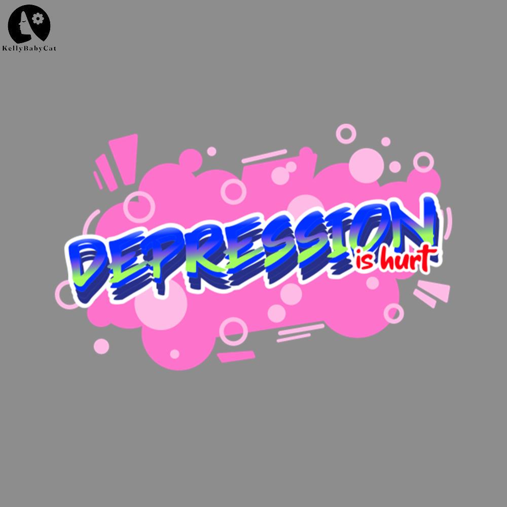 depression is hurt Mental health PNG | Inspire Uplift