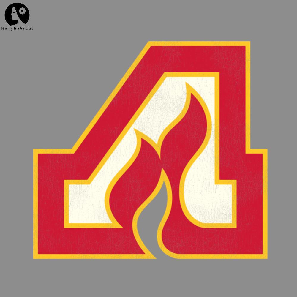 Defunct Atlanta Flames Hockey Team Sports PNG download | Inspire Uplift