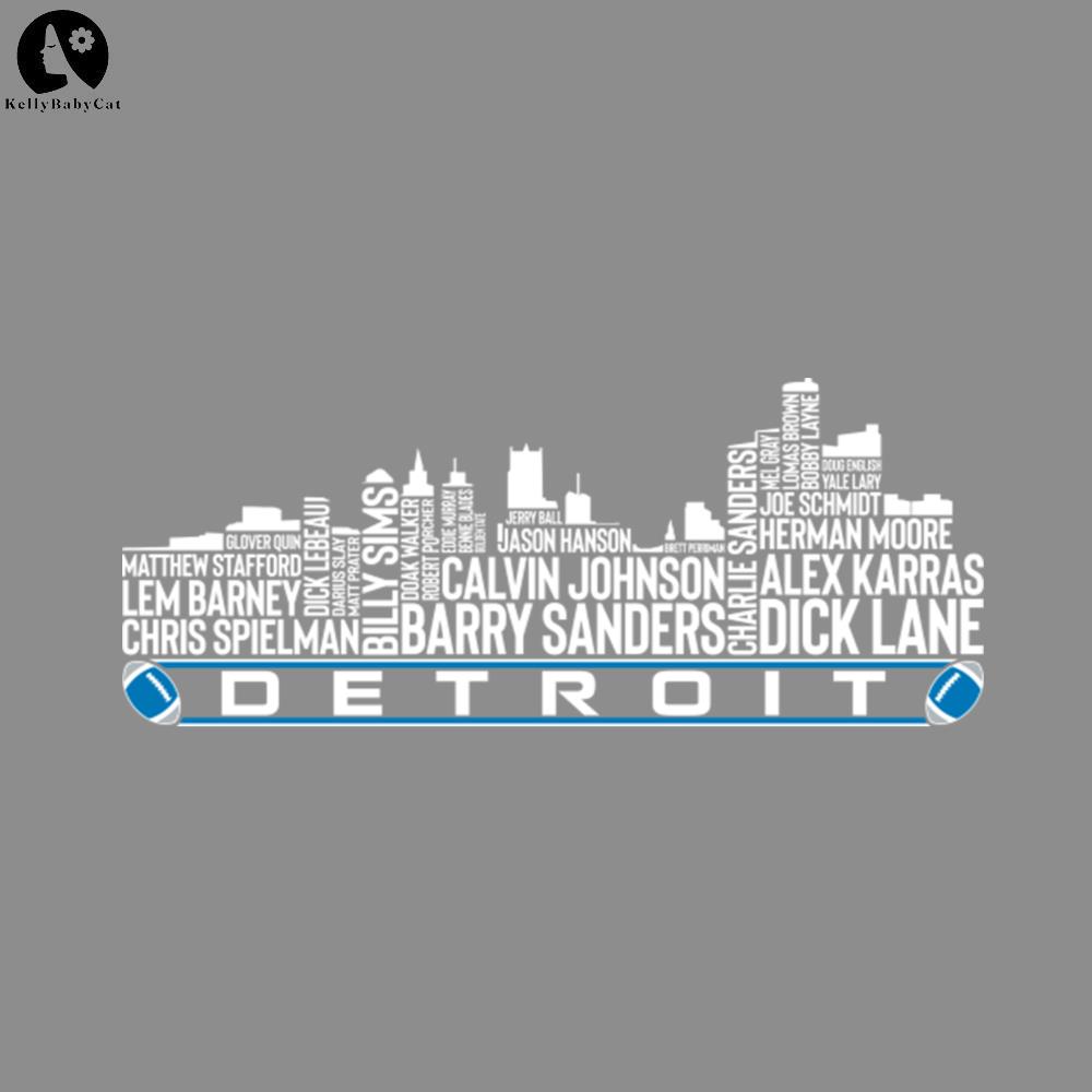 Detroit Football Team All Time Legends Detroit City Skyline | Inspire ...