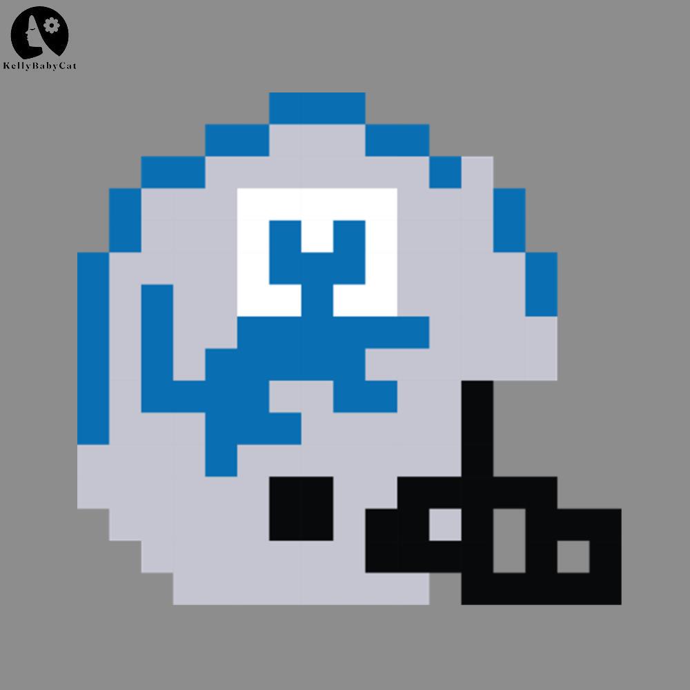 8 Bit Detroit Lions Helmet Sports PNG download | Inspire Uplift