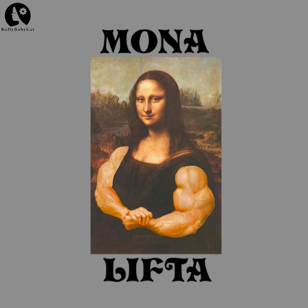 Mona Lifta Strong Mona Lisa Gym Meme Sports PNG download | Inspire Uplift